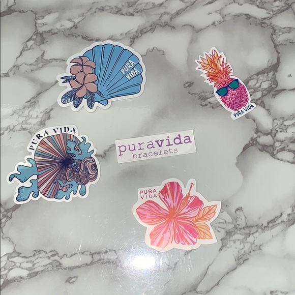 Pura Vida | Office | 45 Pura Vida Sticker Set | Poshmark